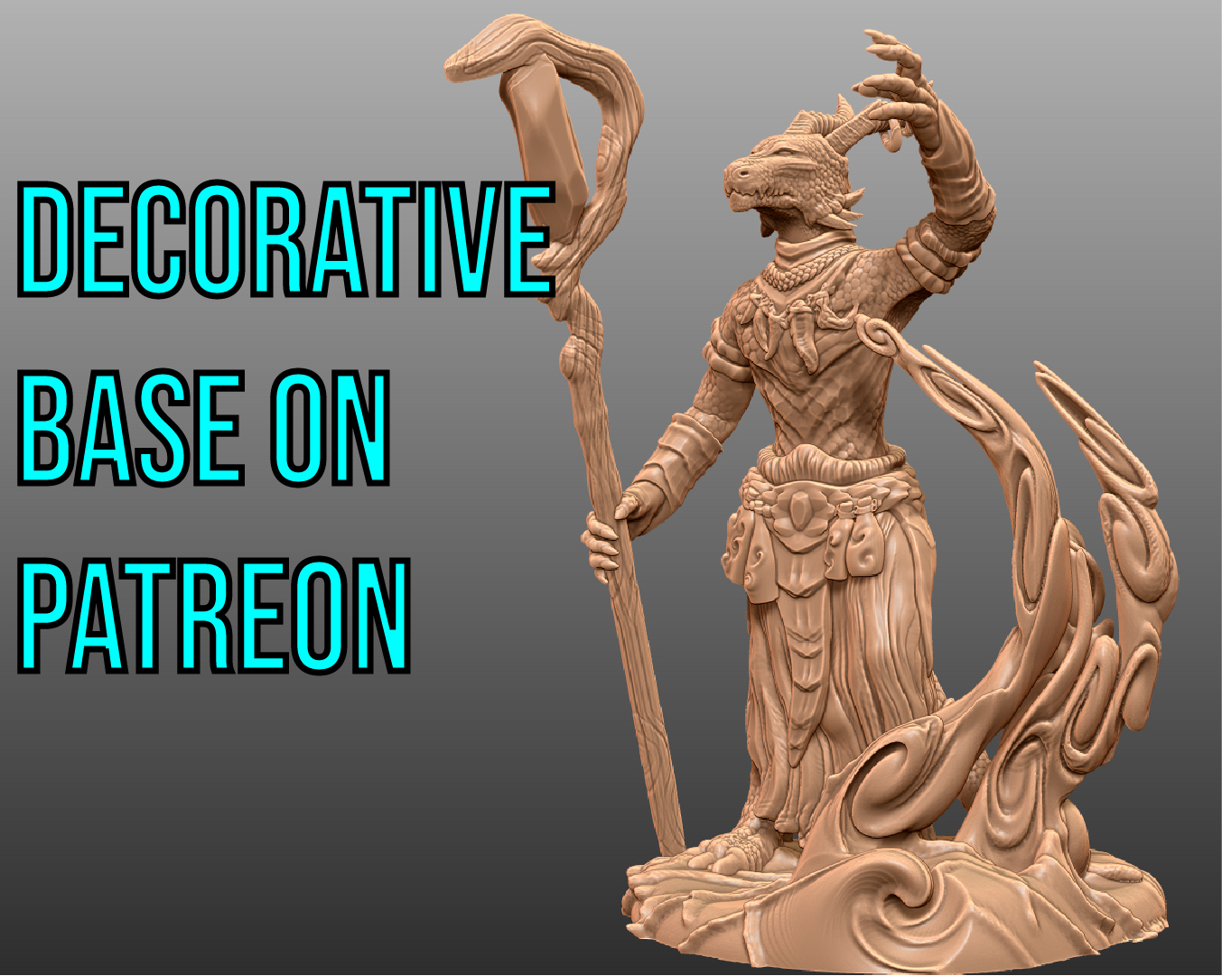 Free STL file Kobold Witch Doctor 🧙‍♀️・3D printer design to download・Cults