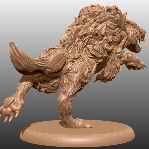 Download free 3D printing models Wolf - Tabletop Miniature ・ Cults