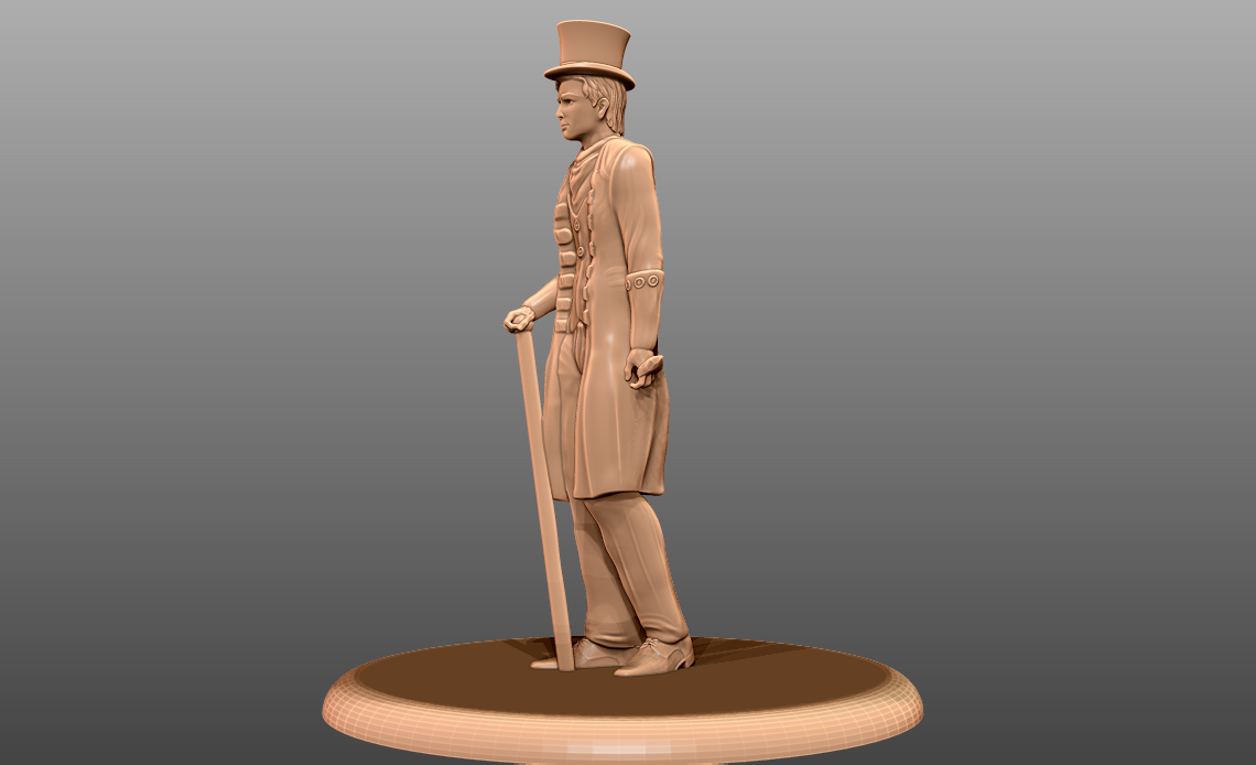 Free STL file Victorian Gentleman - Tabletop Miniature・3D printer ...