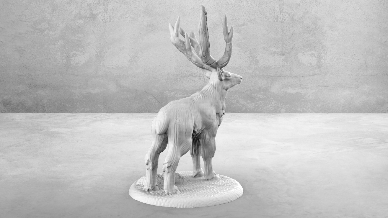 Free STL file Stag - Casual Pose - Tabletop Miniature 🎲・3D printing ...