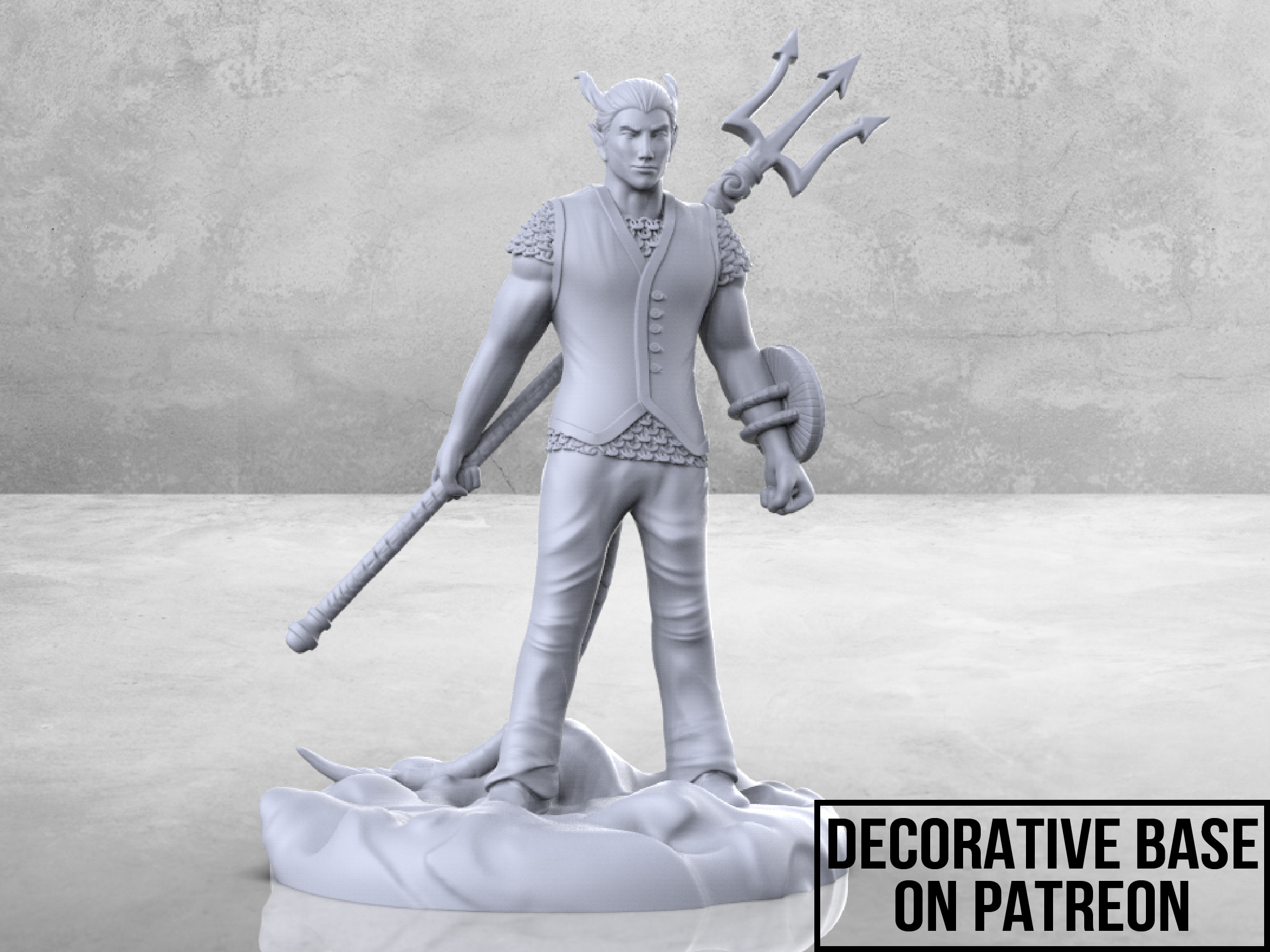 STL file Demon Cleric - Tabletop Miniature・Model to download and 3D ...