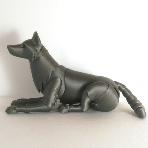 Download 3D printer files Wolf BJD ・ Cults