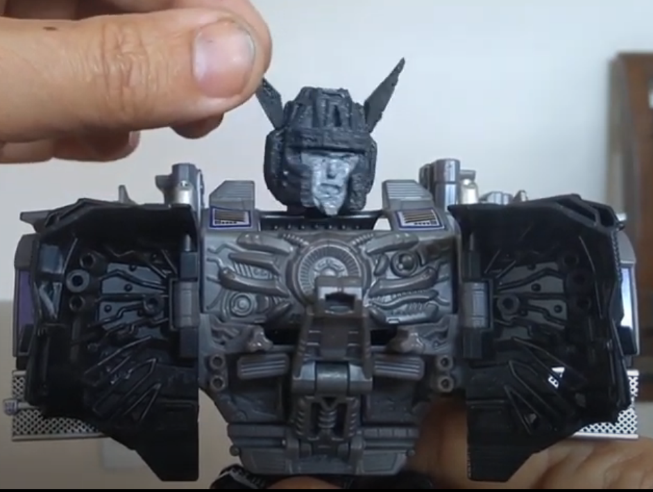 3D file TRANSFORMERS MENASOR COMBINER WARS HEAD and WEAPONS・3D printing ...