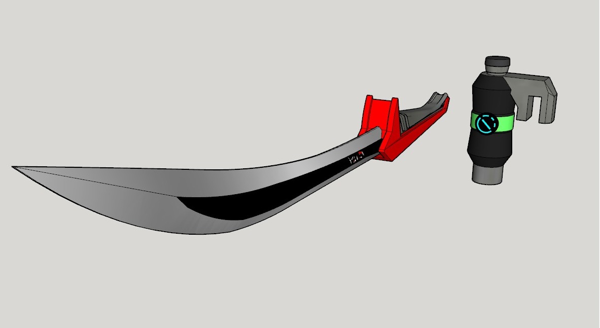 3D file TRANSFORMERS Prime Wheel Jack Espadas e Granada 🤖・3D printable ...