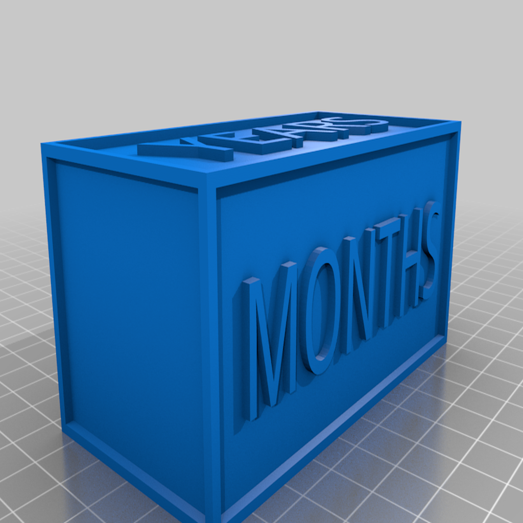 Free STL file Baby Age Blocks・Design to download and 3D print・Cults