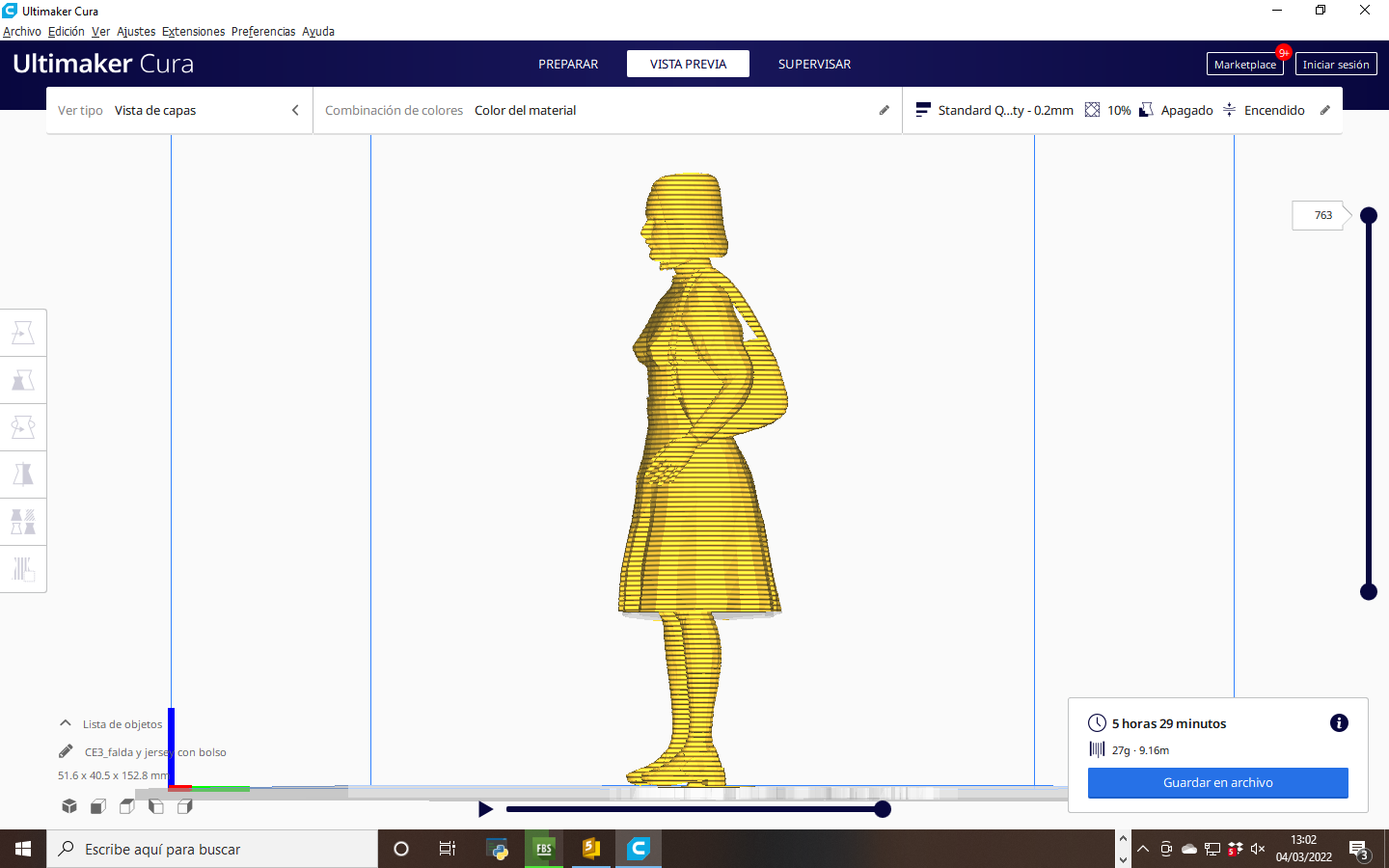 STL file Formal middle-aged female H0・Model to download and 3D print・Cults