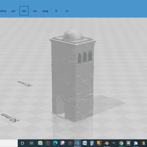 Download STL file Rustic house 3d model diorama tower • 3D printer ...