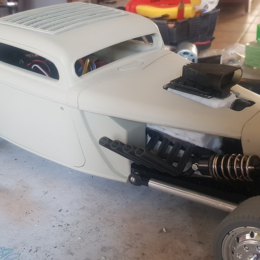 Download STL file hot rod rc scale 1/10 drfit project. • 3D printer ...