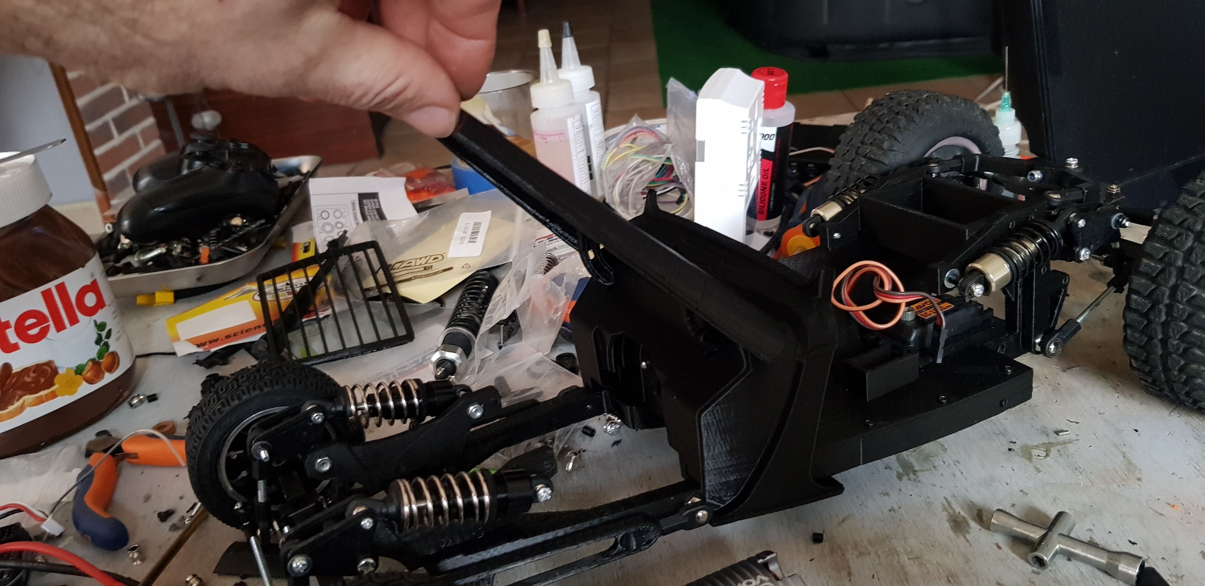 3D file hot rod rc scale 1/10 drfit project. 🥵・3D print design to ...