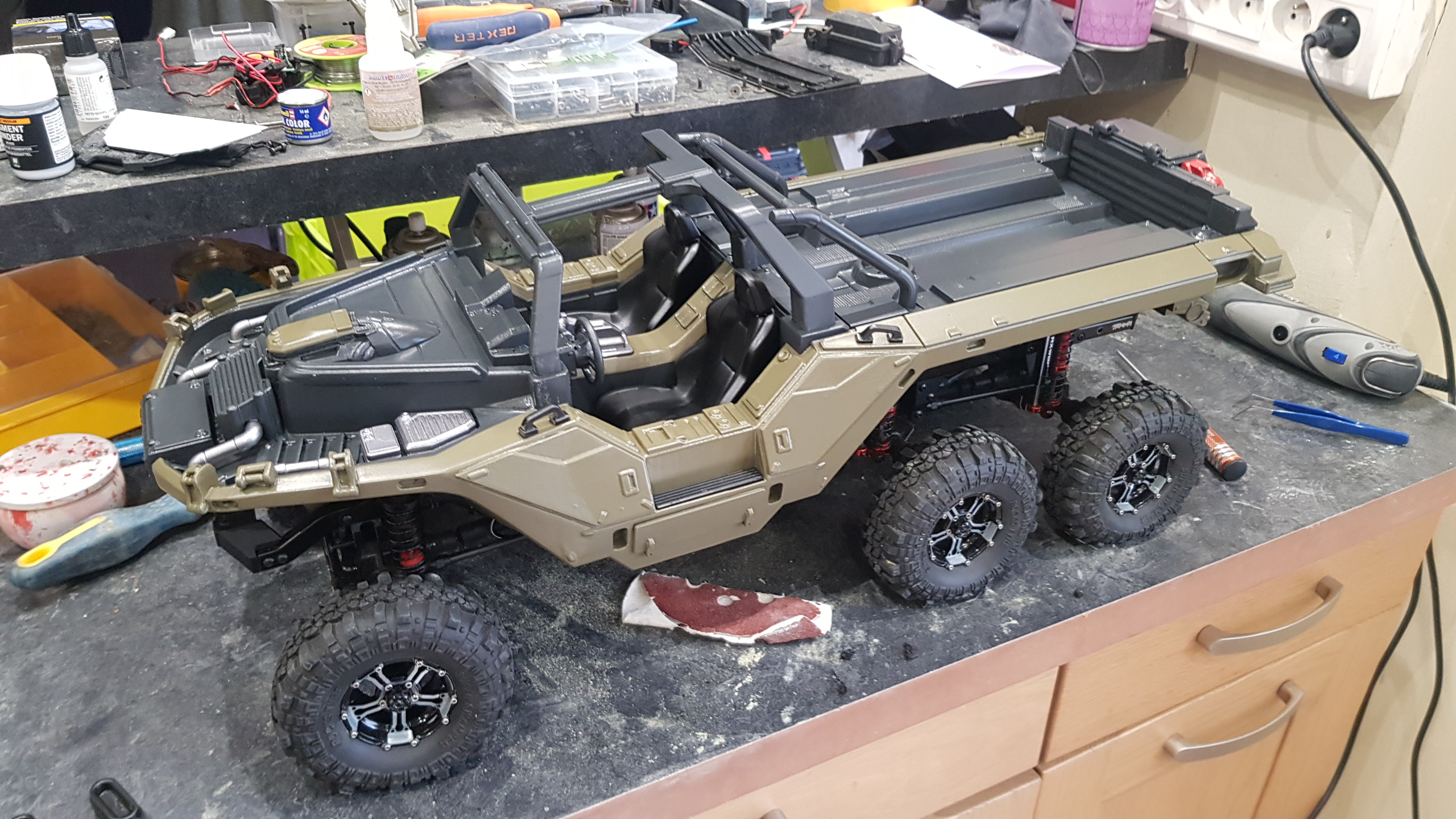3D file traxxas trx6 halo warthog project 😇・3D printable model to ...