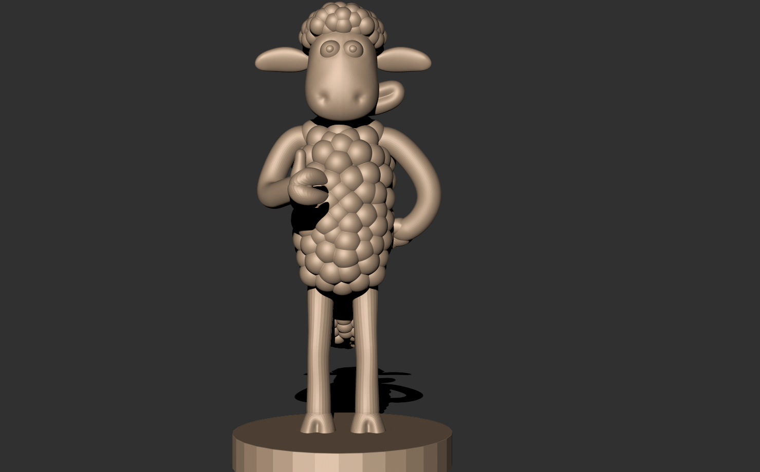 STL file Shaun the Sheep 🐑・3D printer design to download・Cults