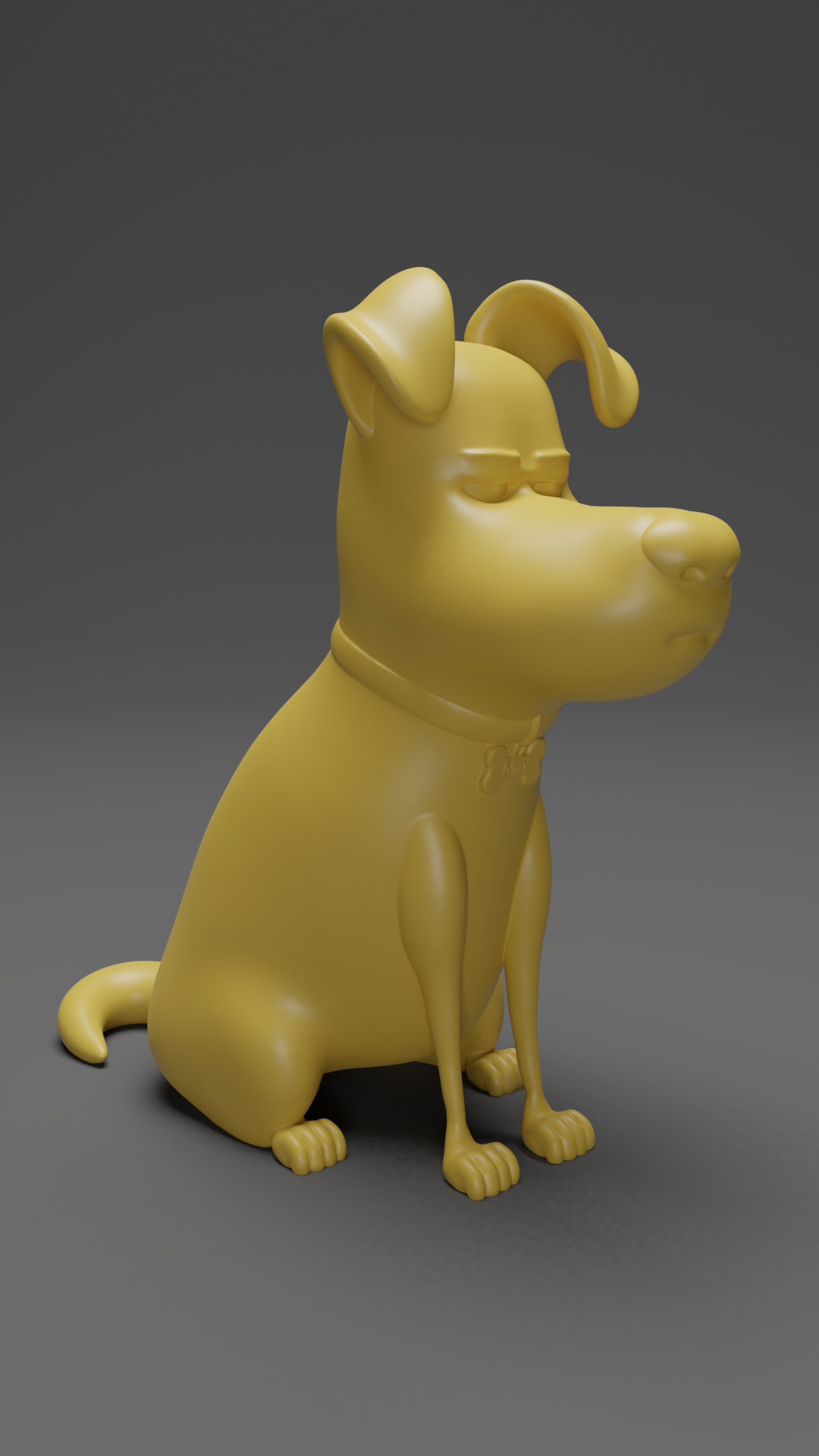 STL file Secret Life of Pets - Max - Fan Art・Model to download and 3D ...