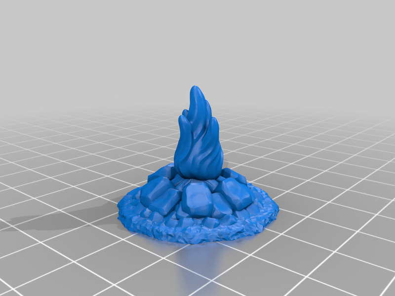 Free STL file Campfire・3D print object to download・Cults
