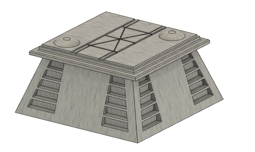 STL file Star Wars Legion Buildings ⭐・3D printable model to download・Cults