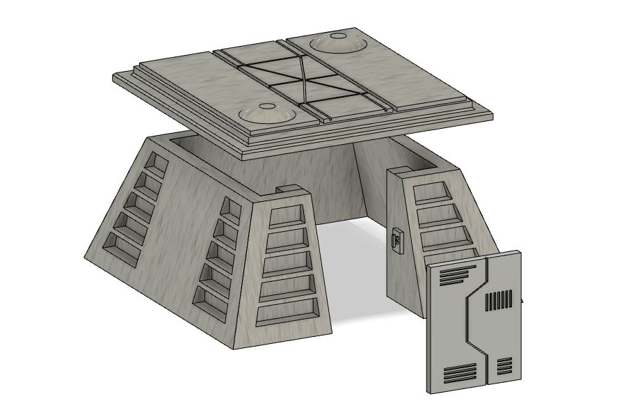 STL file Star Wars Legion Buildings ⭐・3D printable model to download・Cults