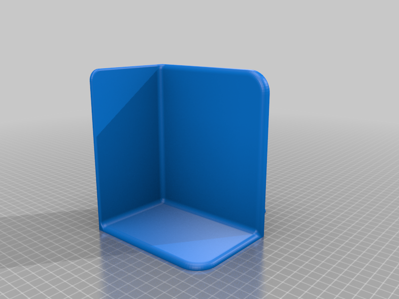 Free 3D file Book ends with back for display・3D printer model to ...