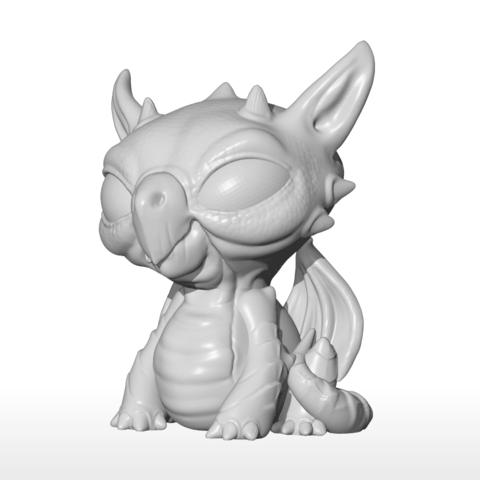 Download STL file Spitro - The Dumb Dragon • 3D printable object ・ Cults