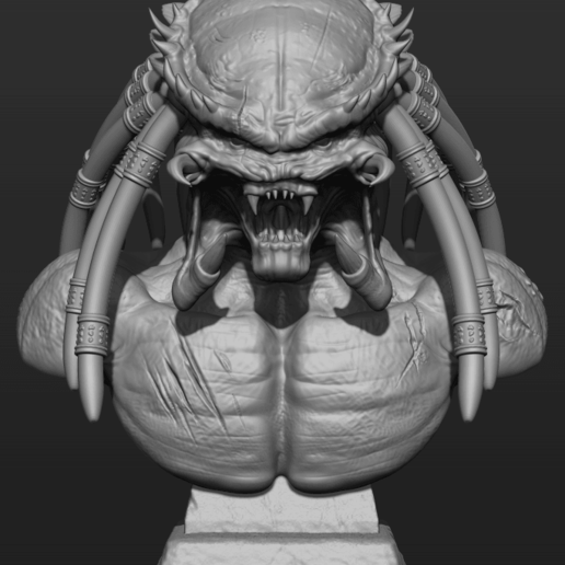 Download STL file Predator bust • 3D printer template ・ Cults