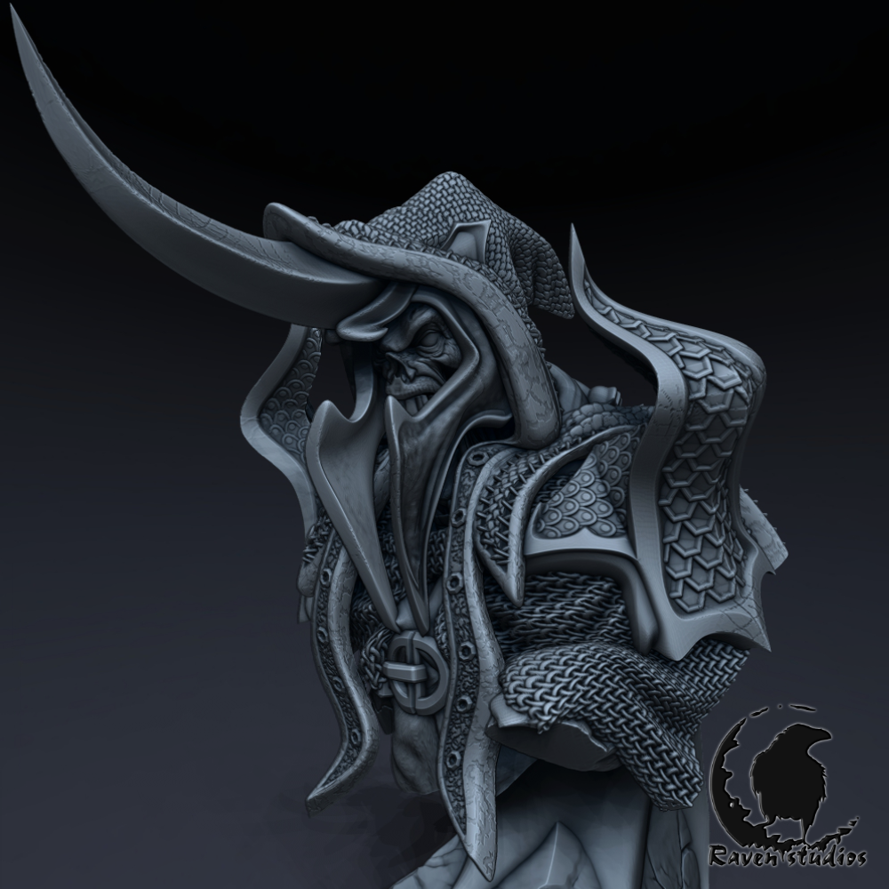 STL file ABADDON BUST DOTA 2 👤・3D printing idea to download・Cults