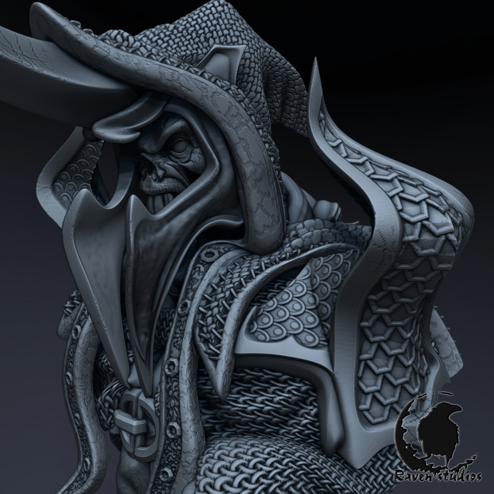 STL file ABADDON BUST DOTA 2 👤・3D printing idea to download・Cults