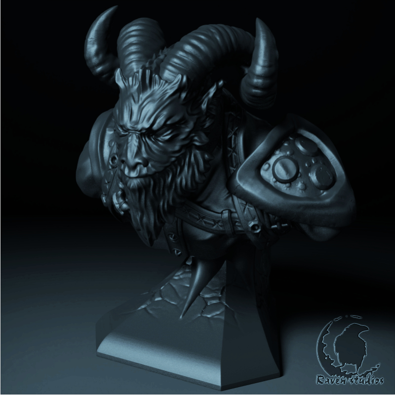 STL file RIKI BUST DOTA 2・3D printer model to download・Cults