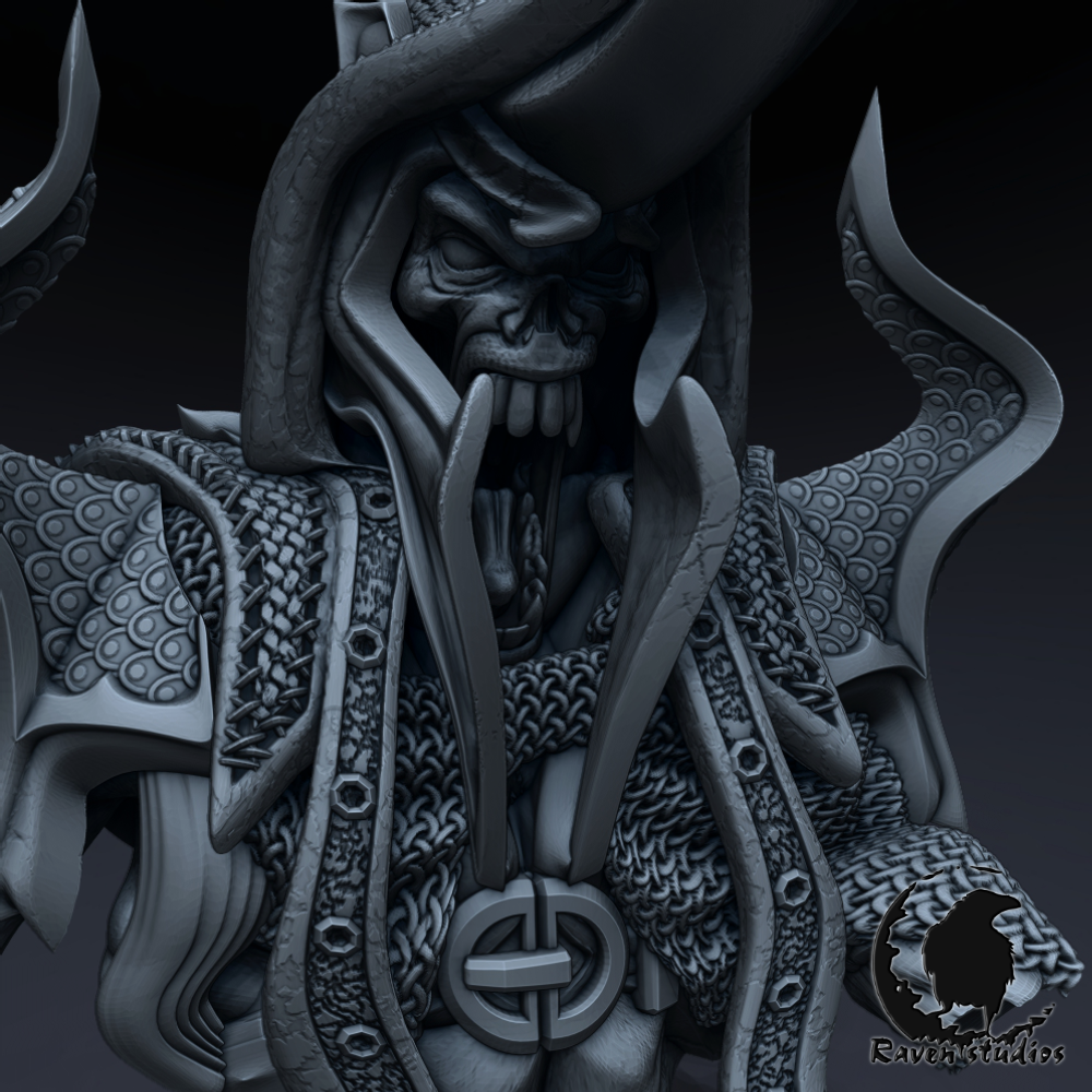 STL file ABADDON BUST DOTA 2 👤・3D printing idea to download・Cults