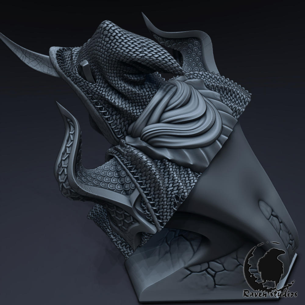 STL file ABADDON BUST DOTA 2 👤・3D printing idea to download・Cults