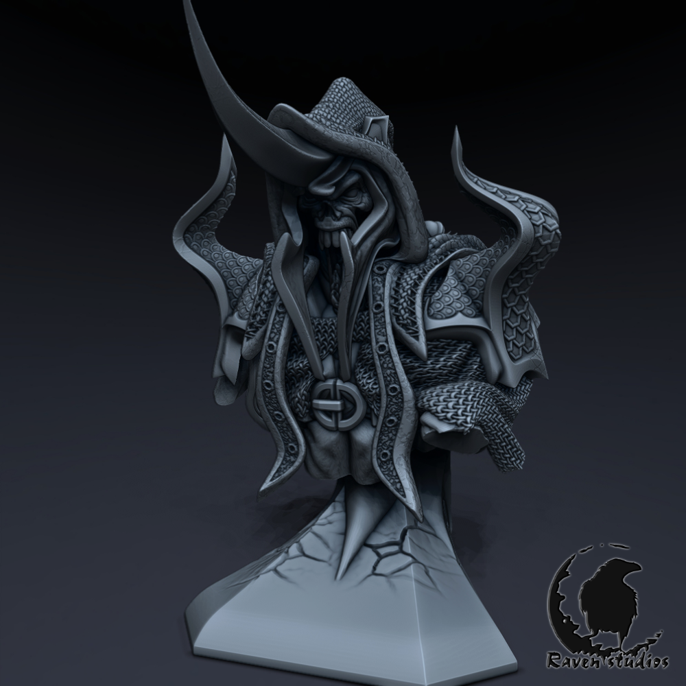 STL file ABADDON BUST DOTA 2 👤・3D printing idea to download・Cults