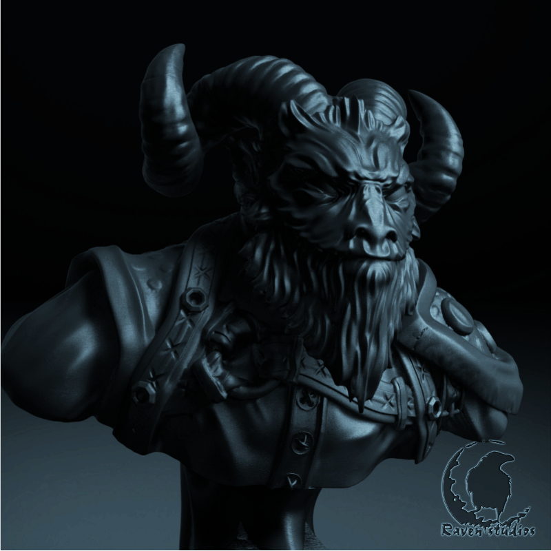 STL file RIKI BUST DOTA 2・3D printer model to download・Cults