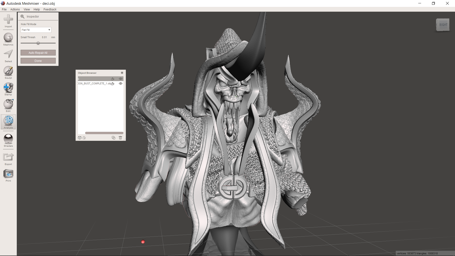 STL file ABADDON BUST DOTA 2 👤・3D printing idea to download・Cults