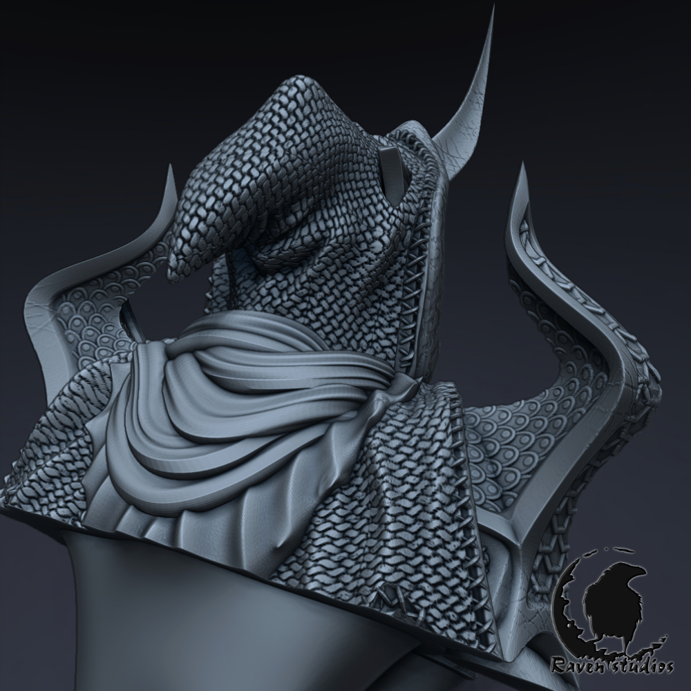 STL file ABADDON BUST DOTA 2 👤・3D printing idea to download・Cults