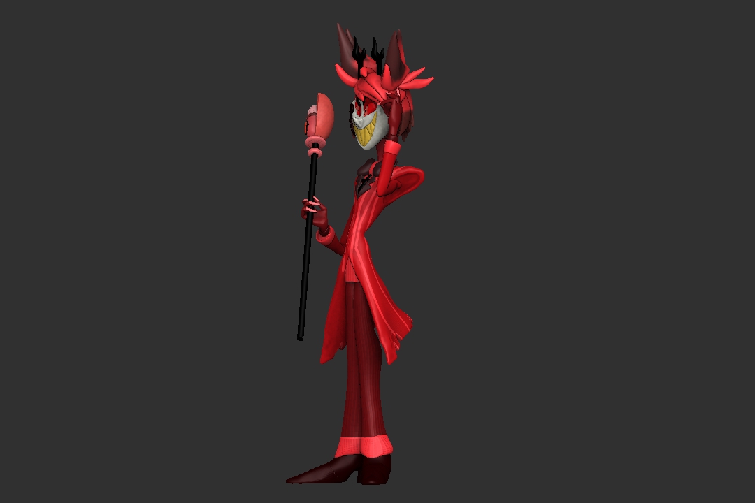 3D file Alastor Hazbin Hotel 3D model for printout・Template to download ...