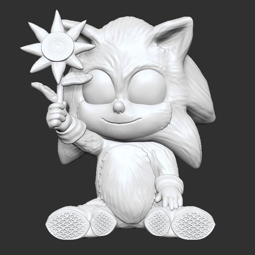 Descargar modelos 3D BABY SONIC SONIC THE HEDGEHOG ・ Cults