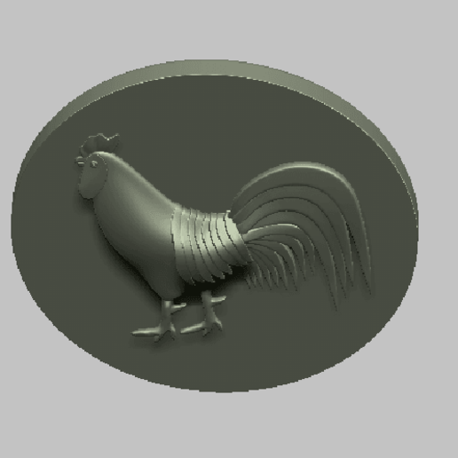 Download STL file cock, coq,stl file • 3D printer design ・ Cults