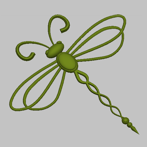 STL file Dragonfly 3d Relief STL file 📁・3D printer model to download・Cults