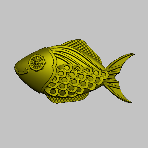 STL file fish 3D・3D printer design to download・Cults