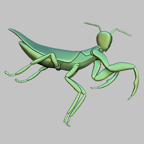 STL file Mantis, mantis insect 3D relief・3D print model to download・Cults