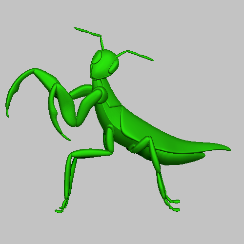 STL file Mantis, mantis insect 3D relief・3D print model to download・Cults