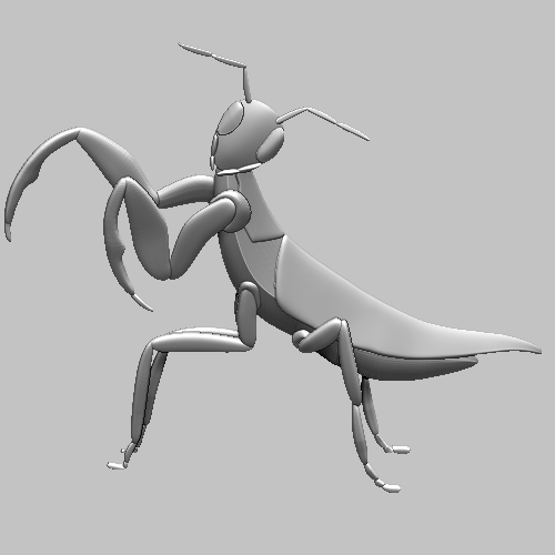 STL file Mantis, mantis insect 3D relief・3D print model to download・Cults