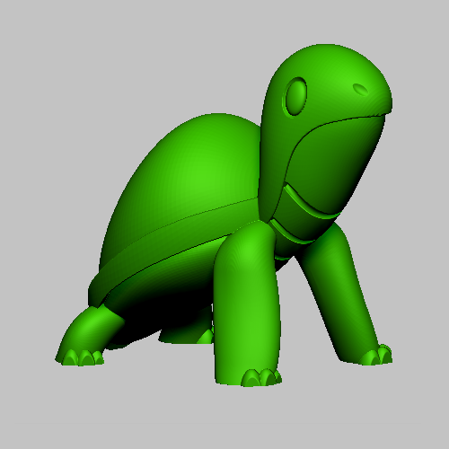 STL file turtle・Model to download and 3D print・Cults