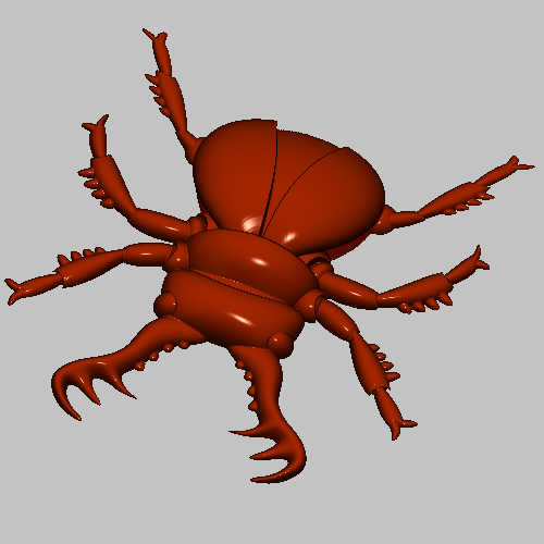 STL file beetle, 3D beetle・3D printer design to download・Cults