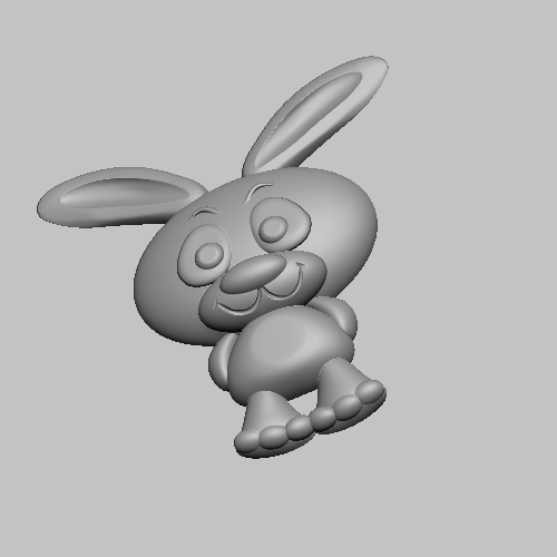 STL file Rabbit, Rabbit STL file・3D printer model to download・Cults