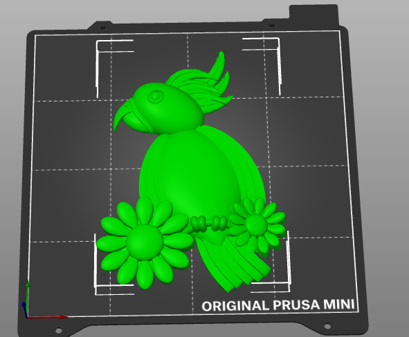 Файл STL bird, parrot, parrot STL file・3D-печатная модель для загрузки ...