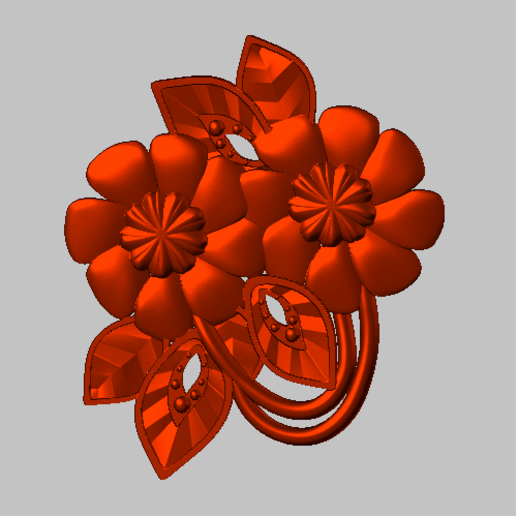 Download STL file flower, pink STL file • 3D printable design ・ Cults