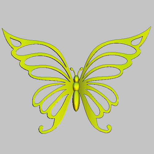 STL file Butterfly・Design to download and 3D print・Cults