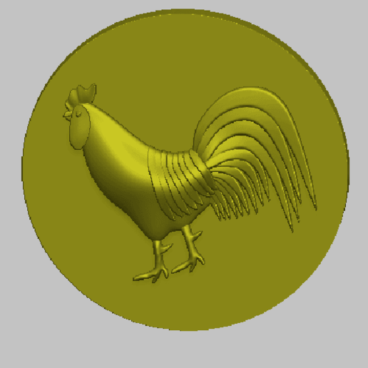 Download STL file cock, coq,stl file • 3D printer design ・ Cults
