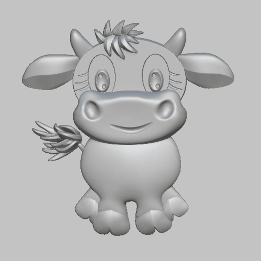 Download STL file Cow, STL cow file • 3D print design ・ Cults