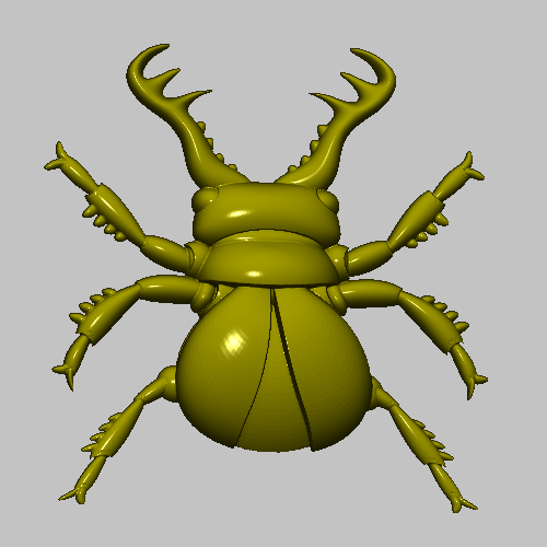 STL file beetle, 3D beetle・3D printer design to download・Cults