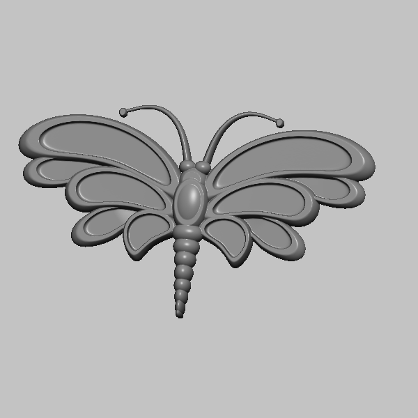 STL file Butterfly, Butterfly 3D STL file.・3D printing design to ...