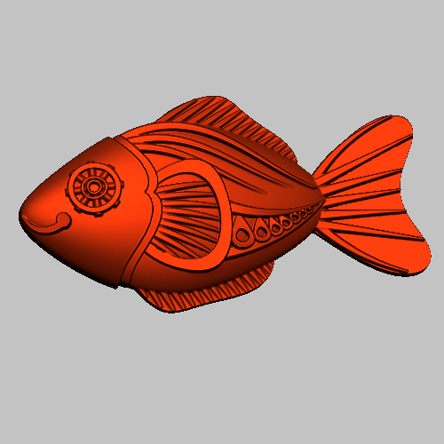 STL file fish 3D・3D printer design to download・Cults